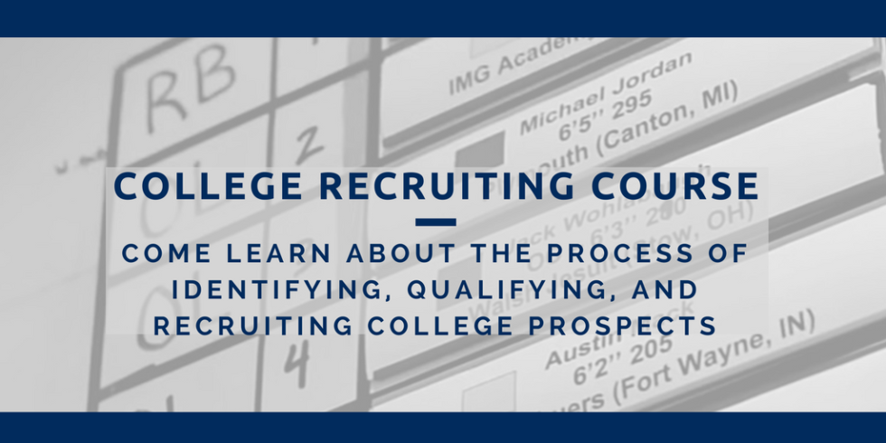 College Recruiting Course | The Scouting Academy